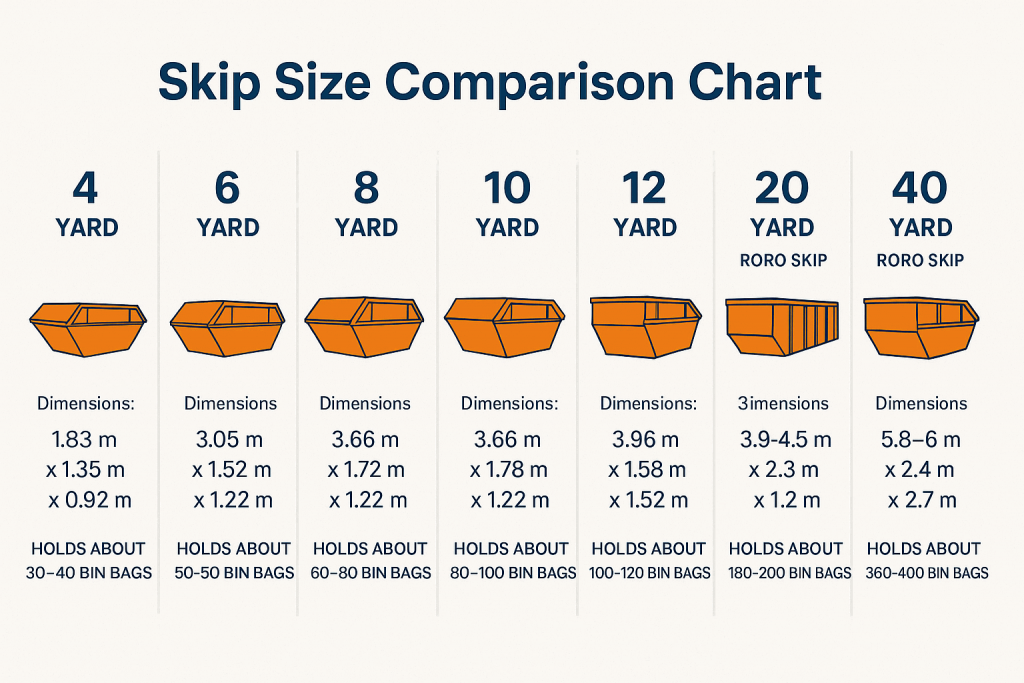 UK Skip Sizes Guide | Skip Dimensions | Skip Capacity
