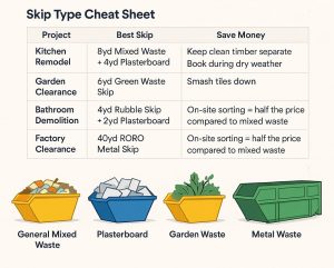 Guide to Skip Types: From General to Metal Waste Skips